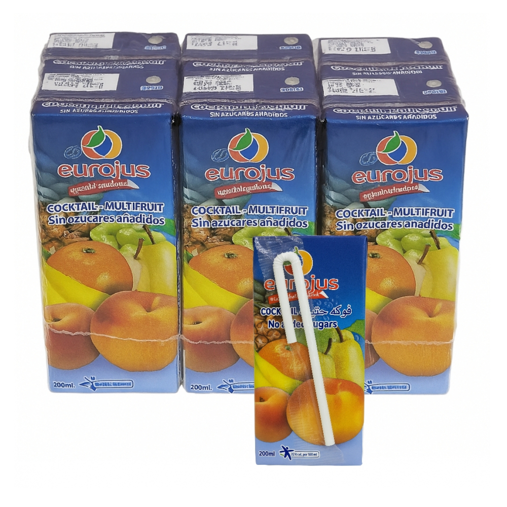 Eurojus multifruit cocktail juice (6 x 200 ml) | Online Agency to Buy ...