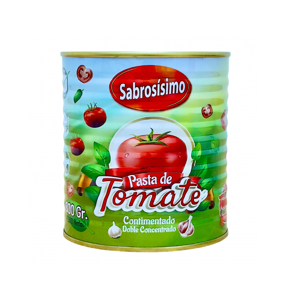 Sabrosísimo seasoned double concentrated tomato paste (800 g / 1.76 lb ...