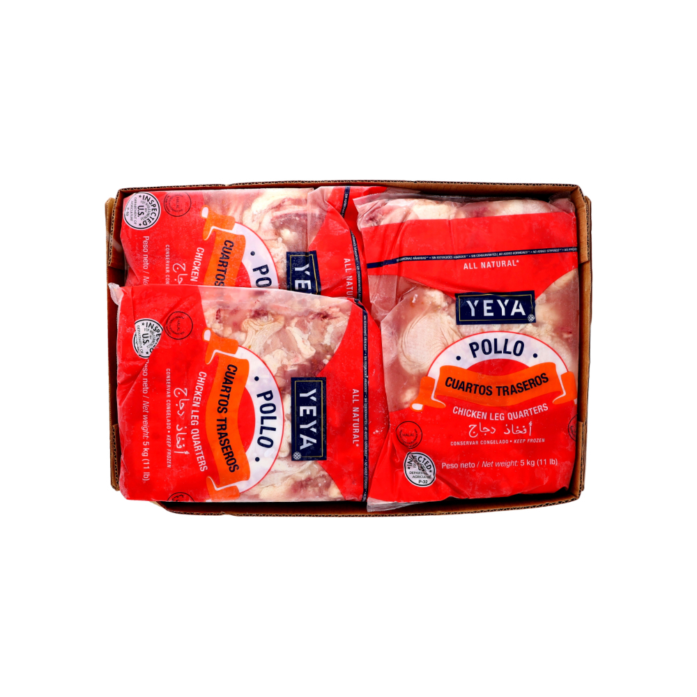 Caja de cuartos traseros de pollo Mar Jac -YEYA (15 kg / 33 lb ...