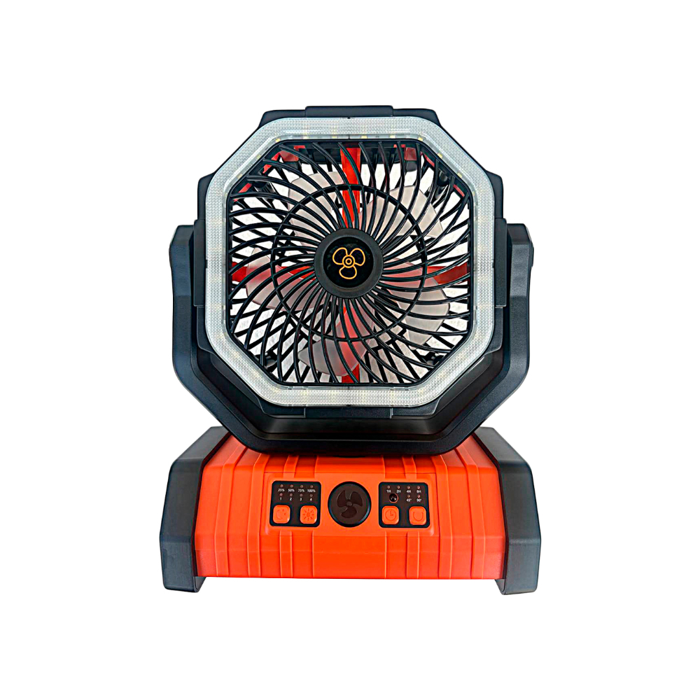 Rechargeable Portable Fan with LED Flashlight 20000 mAh Outdoor Fan F6 ...