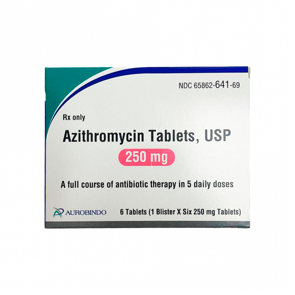 Azitromicina tabletas de 250 mg Aurobindo (6 tabletas) | Supermarket 23 ...