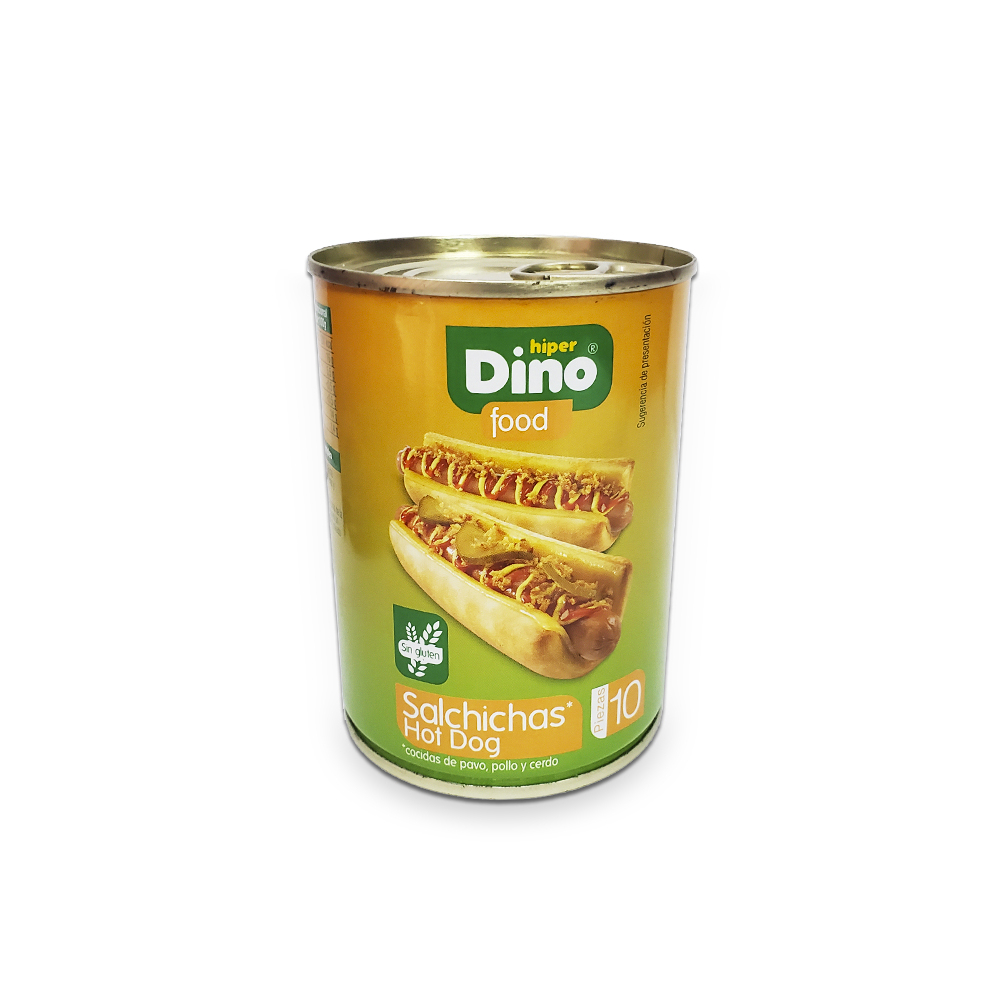 Hiper Dino food cooked turkey, chicken and pork sausages (400 g / 14.1 ...