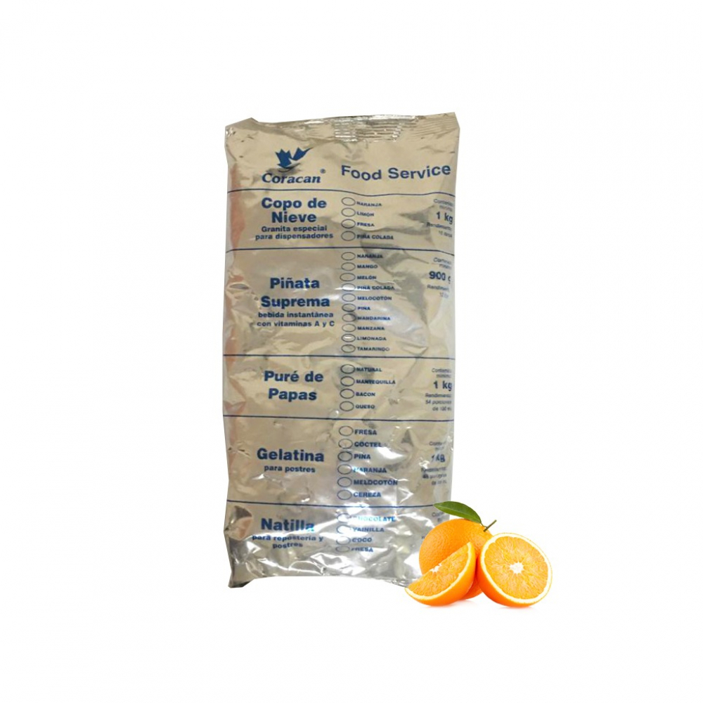 Coracán orange flavored instant soft drink (900 g / 1.98 lb) | Online ...