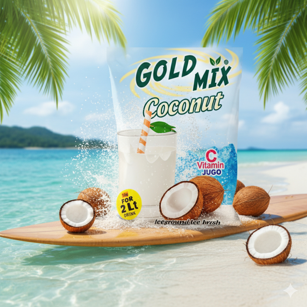 Refresco instantáneo sabor coco Gold Mix... - $0.13 | Cuba | Nercado