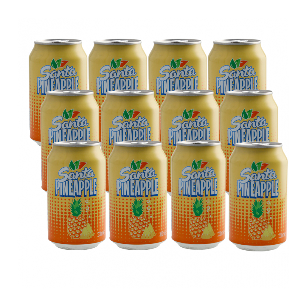 Refresco gaseado de piña Santa (12 x 330 ml) | Supermarket 23 es una ...