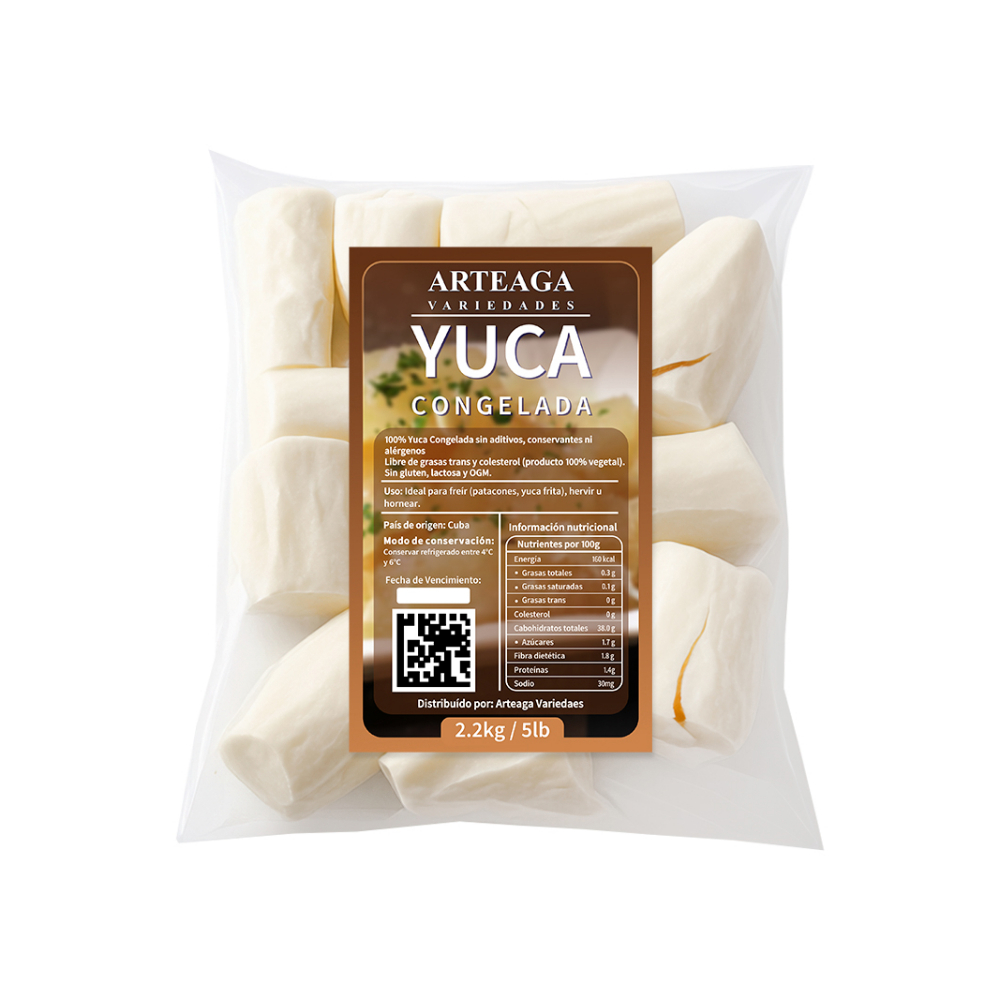Yuca congelada Arteaga Varidedaes (2.27 kg / 5 lb) | Supermarket 23 es ...