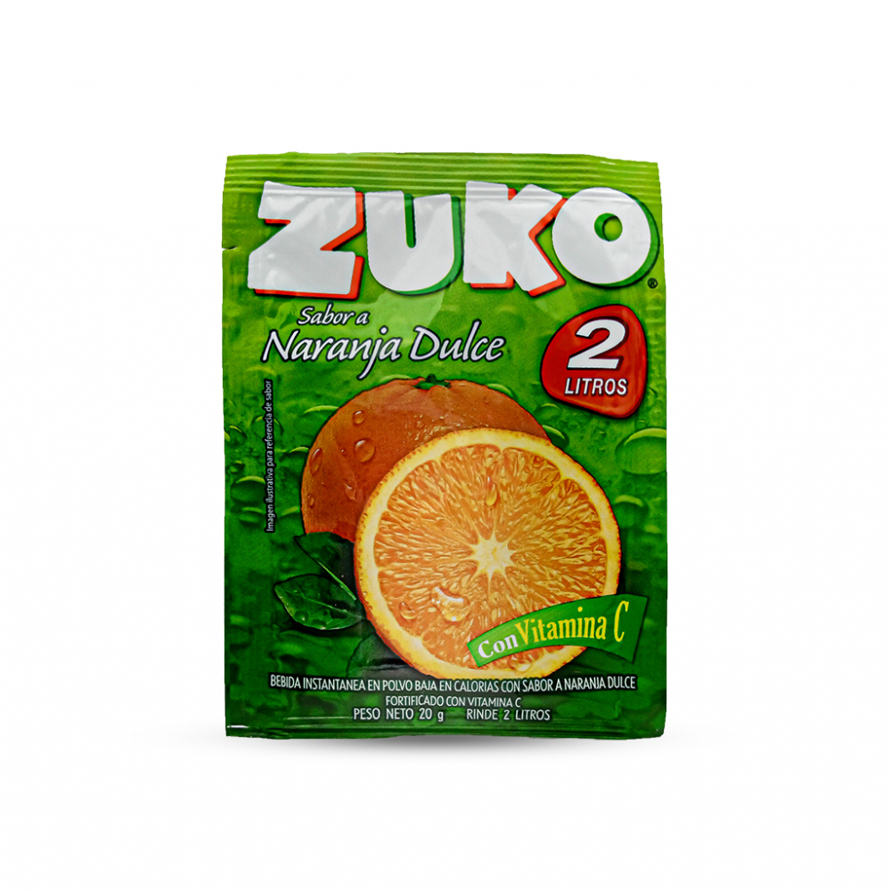 CompreMarket - Refresco instantáneo sabor naranja dulce Zuko (20 g)
