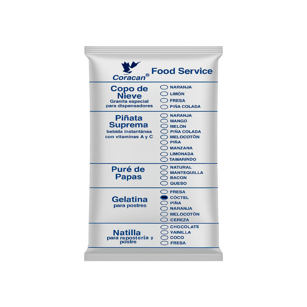 Gelatina de cóctel Coracan (1 kg / 2.2 lb) | Supermarket 23 es una ...