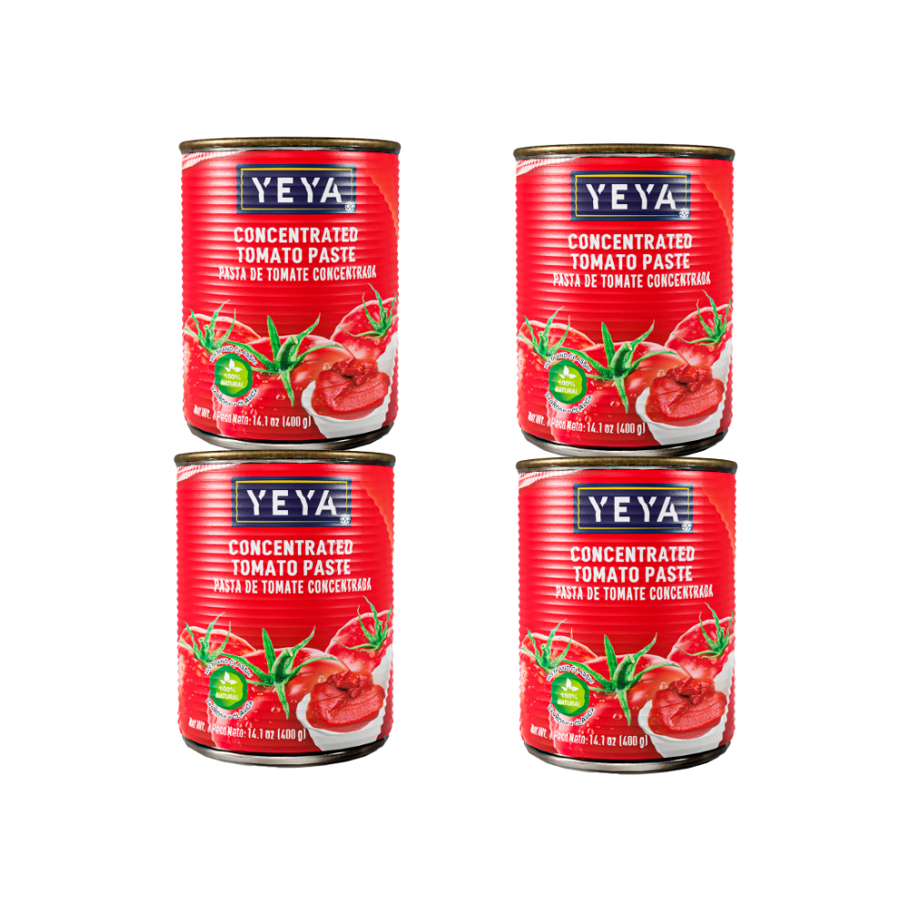Pasta de tomate concentrada Yeya (4 x 400 g / 14.1 oz) | Supermarket 23 ...