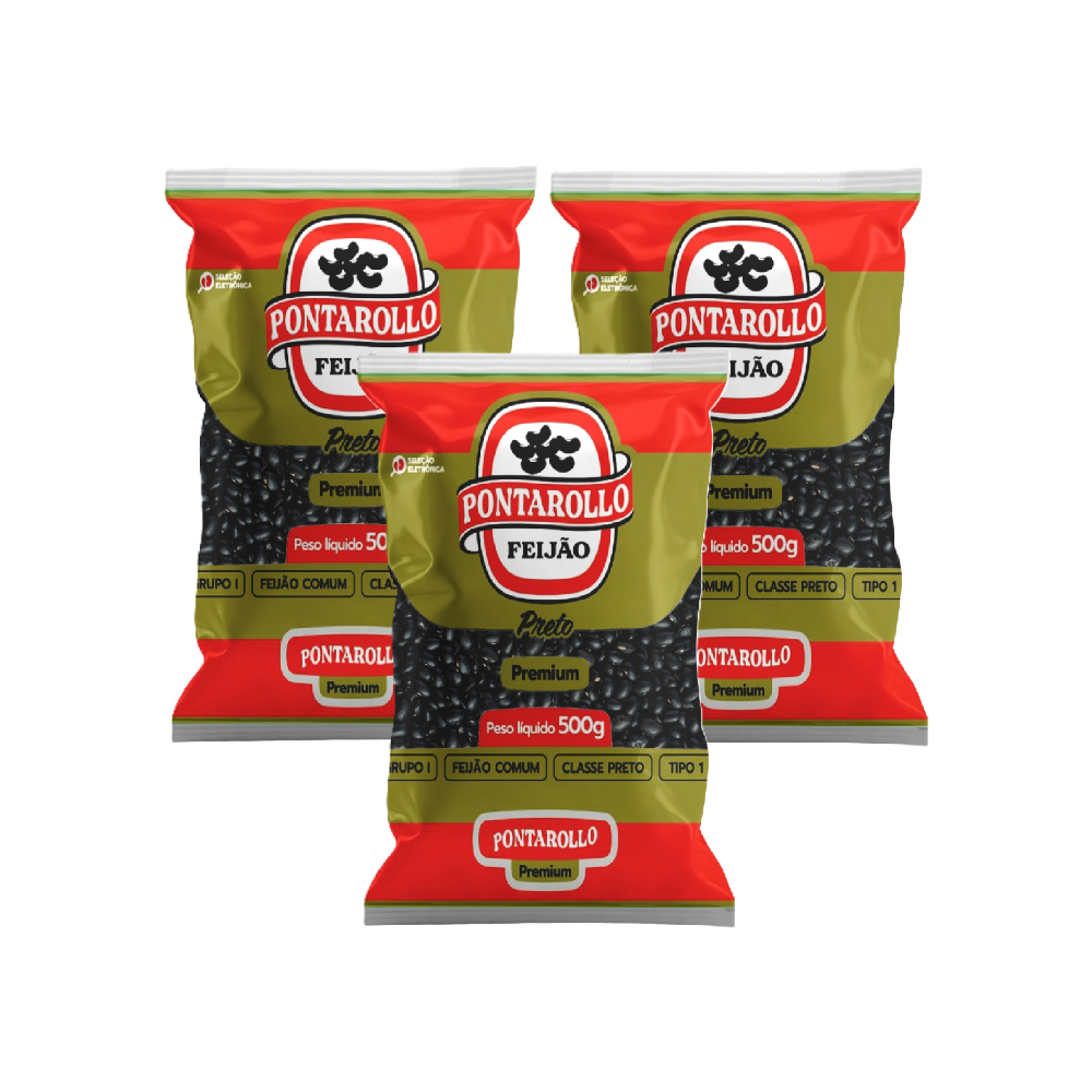 Pontarollo black beans (3 x 500 g / 1.1 lb) | Online Agency to Buy and ...