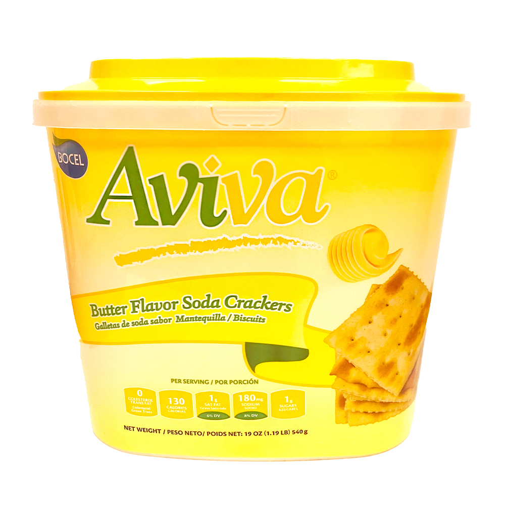 Galletas de soda sabor mantequilla Aviva (540 g / 1.19 lb ...