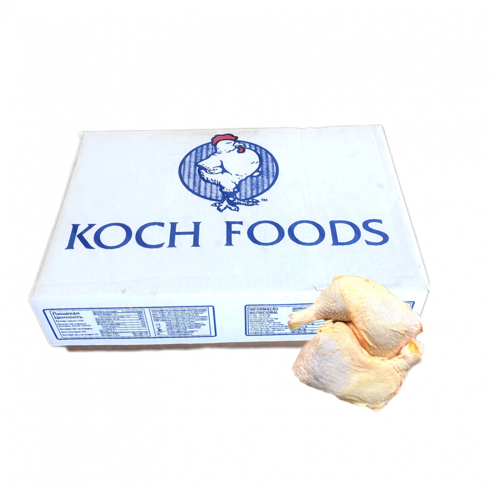 Caja de cuartos traseros de pollo Koch Foods (15 kg / 33 lb ...