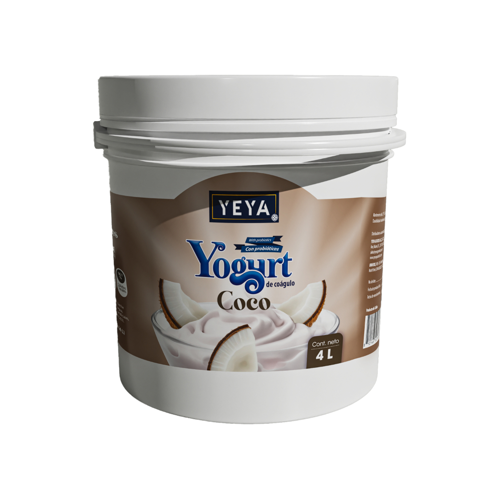 Yogurt de coco con probióticos YEYA (4 L) | Supermarket 23 es una ...