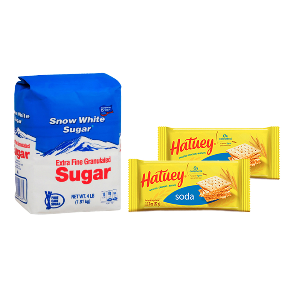 Mercatoria - Dulce y crujiente: Galletas de soda + Azúcar extrafina ...