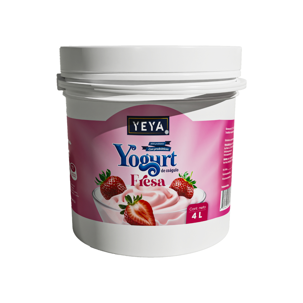 Yogurt de fresa con probióticos YEYA (4 L) | Supermarket23 es una ...