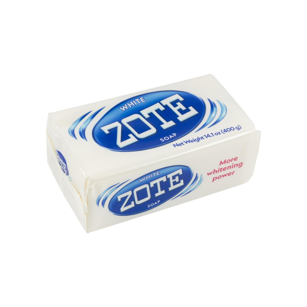 Mercatoria - Jabón blanco de lavar Zote (400 g / 14.1 oz)