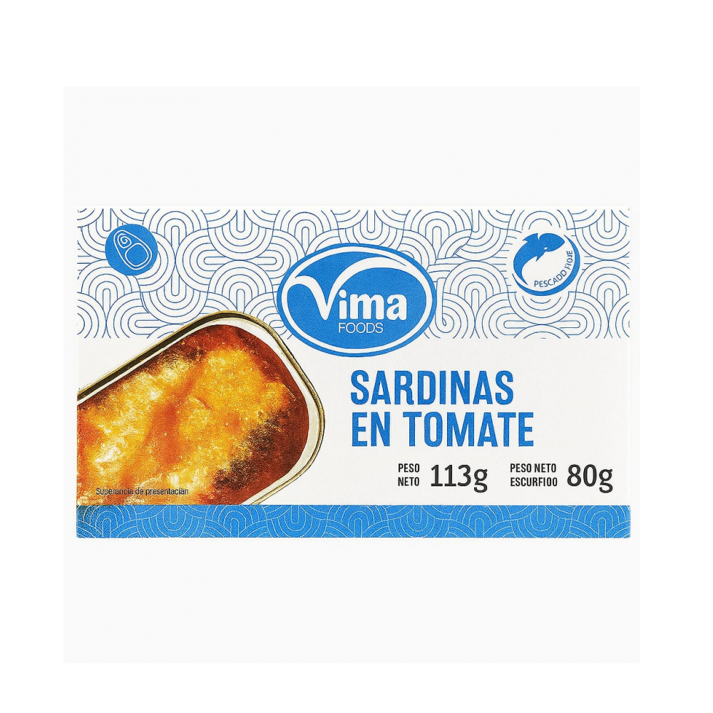 Vima Foods sardines in tomatoes (113 g / 3.98 oz) | Online Agency to ...
