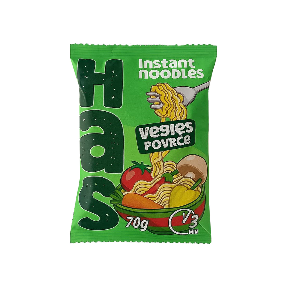 Fideos instantáneos con sabor a verduras Has (70 g / 2.47 oz ...