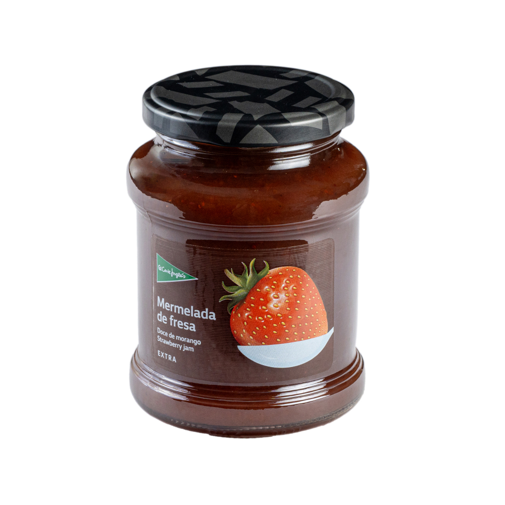 El Corte Inglés extra strawberry jam (410 g / 14.4 oz) | Online Agency ...