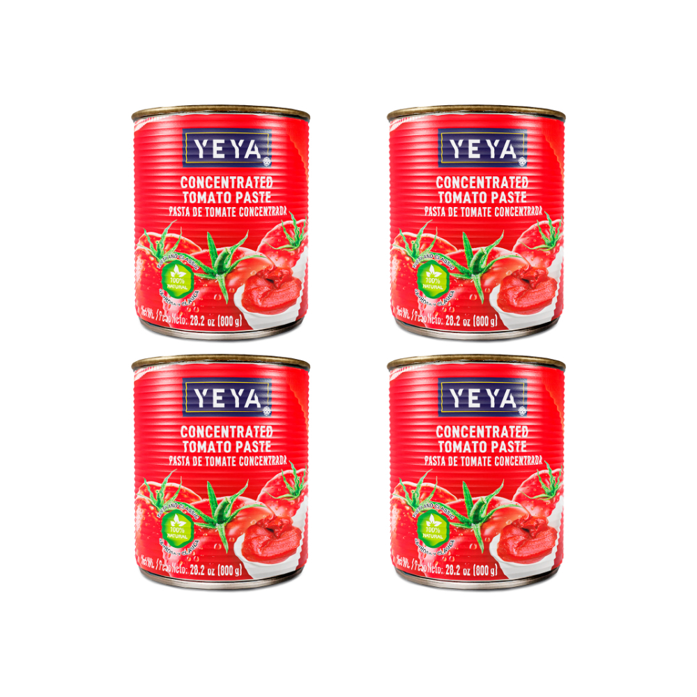 Pasta de tomate concentrada Yeya (4 x 800 g / 1.76 lb) | Supermarket 23 ...