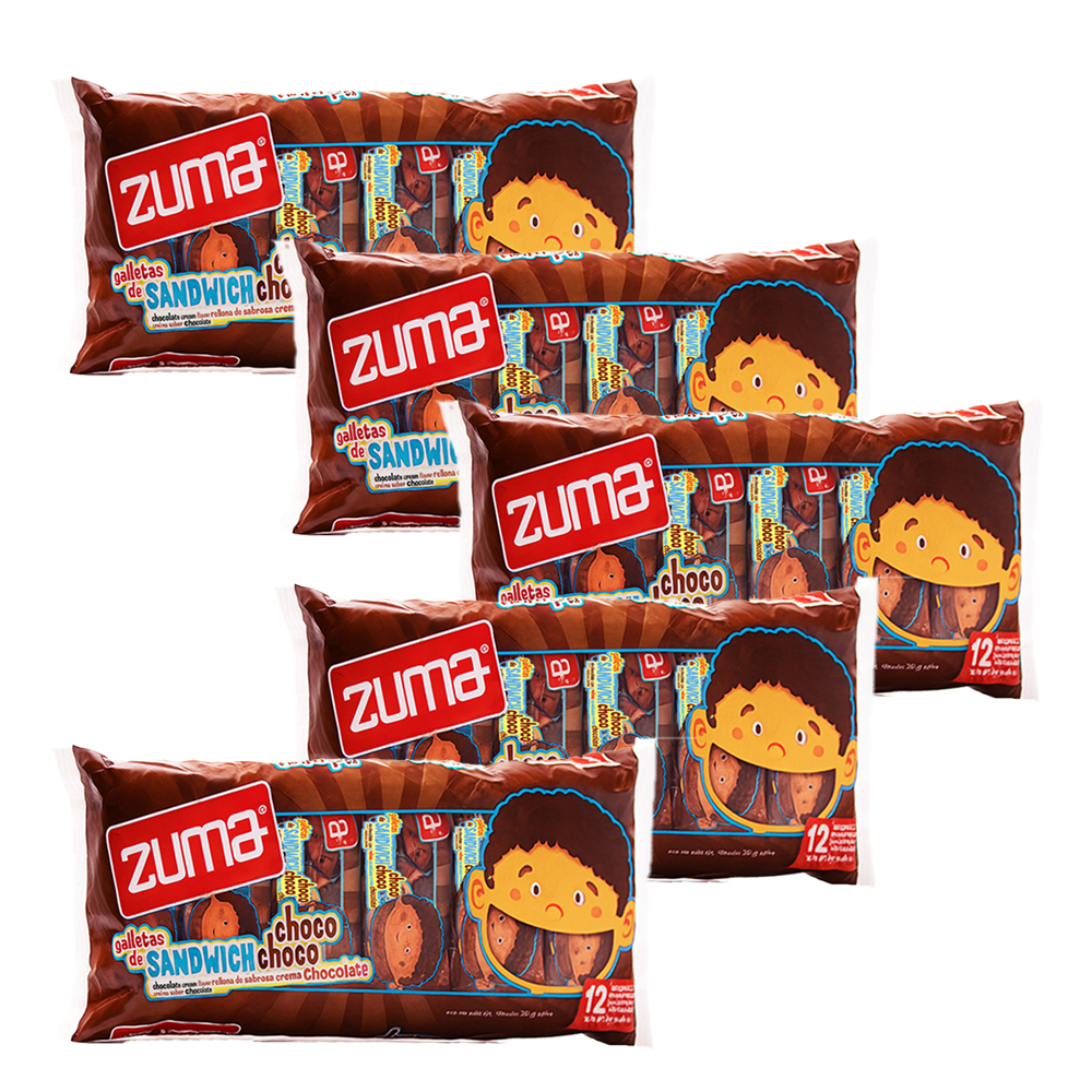 Combo de galletas dulces rellenas de chocolate (x5) | Supermarket 23 es ...