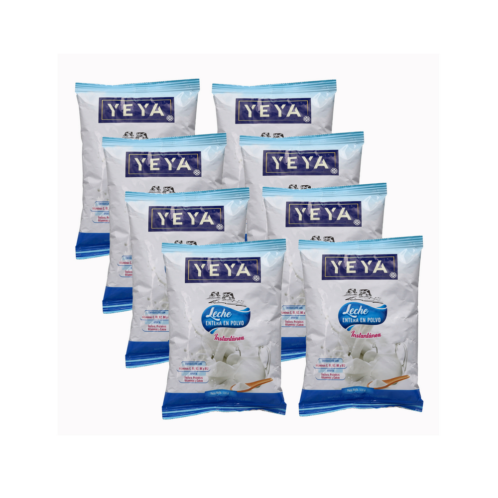 Leche entera en polvo YEYA (8 X 500 g / 1.10 lb) | Supermarket 23 es ...