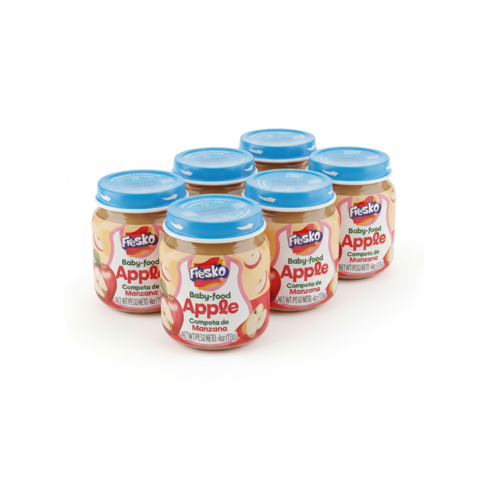 Compota de manzana Fresko (6 x 113 g / 4 oz) $6.83 en Cuba | Nercado